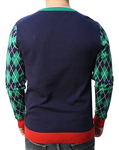 Ugly Christmas Sweater Company Men's Assorted Crew Neck Xmas Sweaters ...